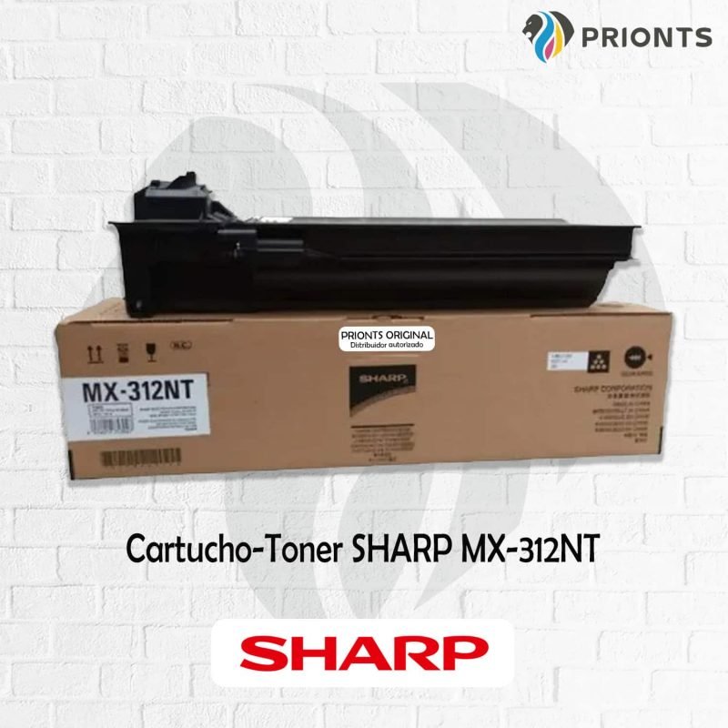 TONER SHARP MX-312NT PARA IMPRESORA SHARP M310/M260/M264/M314/M354