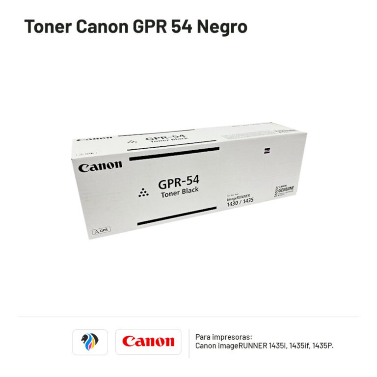 Toner Canon GPR 54 Negro para 1435i 1435if 1435P Nuevo