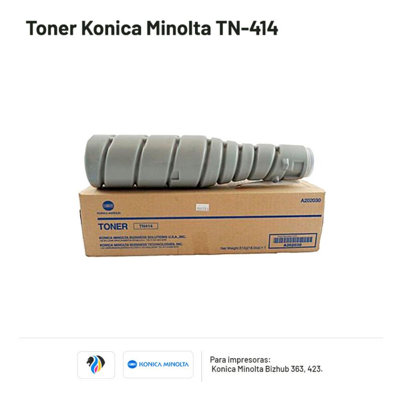 Toner Konica Minolta TN-414 Para 363 423 • Nuevo