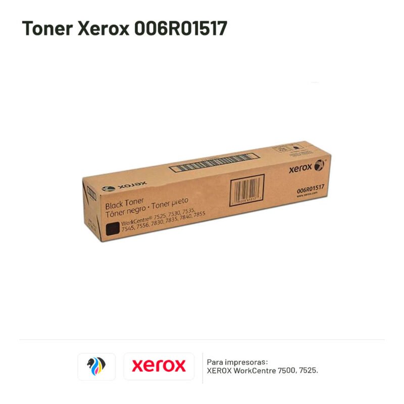 Toner Xerox 006R01517 para 7500 7525 Negro • Nuevo