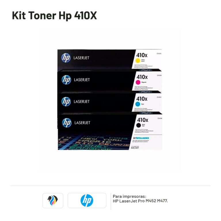 Kit Toner HP 410X para M452 477 • Nuevo