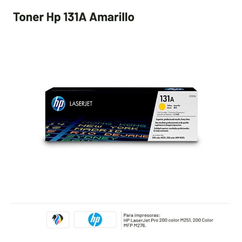Toner HP 131A Amarillo para 200 251 276 • Nuevo