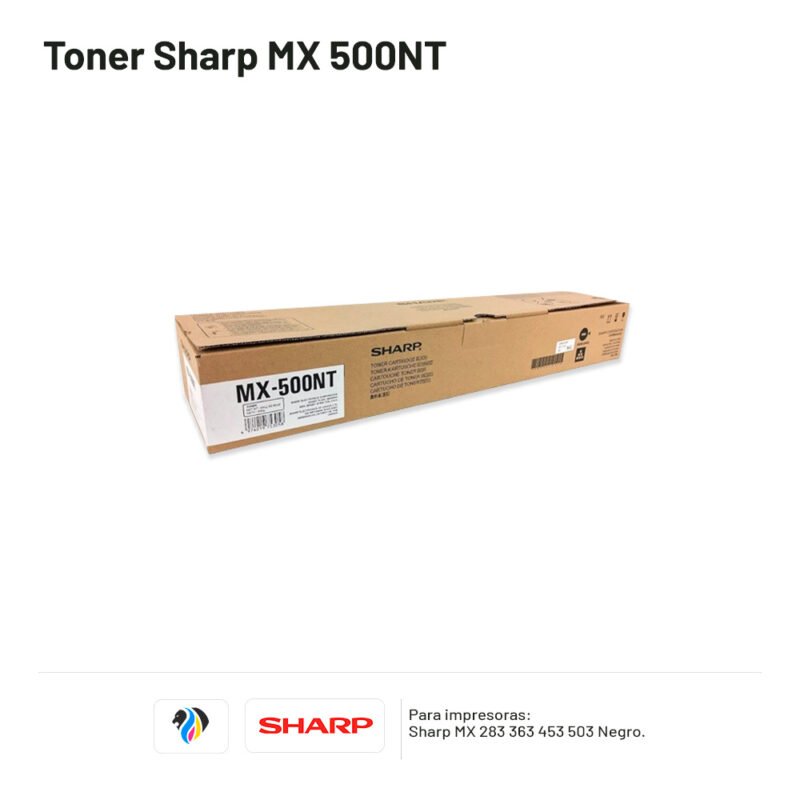 Toner Sharp MX 500NT para M283 M363 • Nuevo