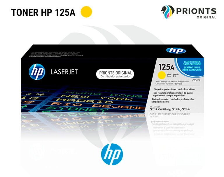 TONER HP 125A AMARILLO PARA CP1215 1515 1518 1312 • Nuevo