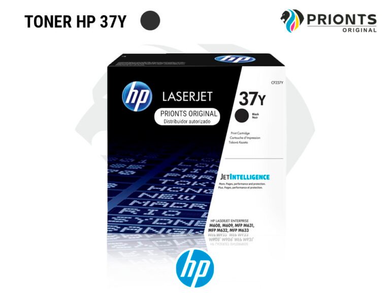 TONER HP 37Y NEGRO PARA M608 609 631 632 • Nuevo