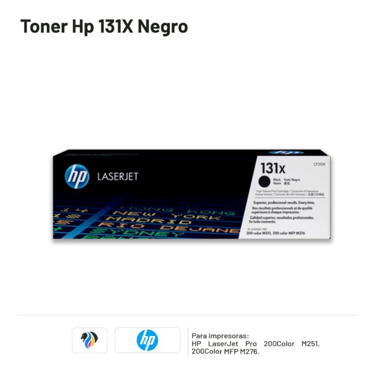 Toner HP 131X Negro para M251 276 • Nuevo