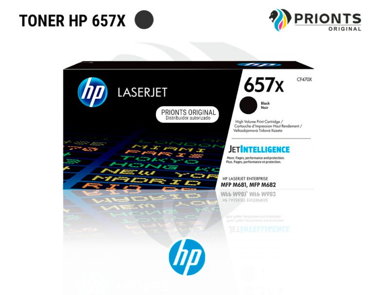 Toner Hp 657X Negro Para M681 682 • Nuevo
