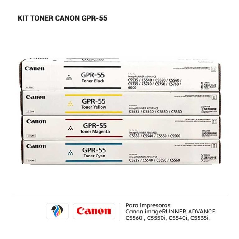 Kit Toner Canon GPR-55 para 5560 5550 5540 • Nuevo