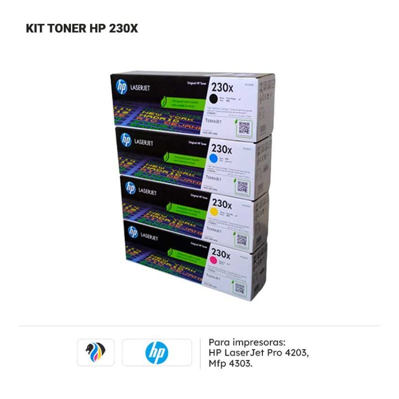 Kit Toner HP 230X para 4203 • Nuevo