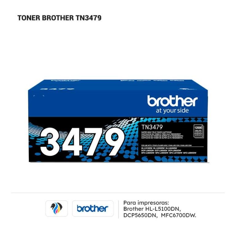 Toner Brother TN3479 para 5100 5650 6700 • Nuevo