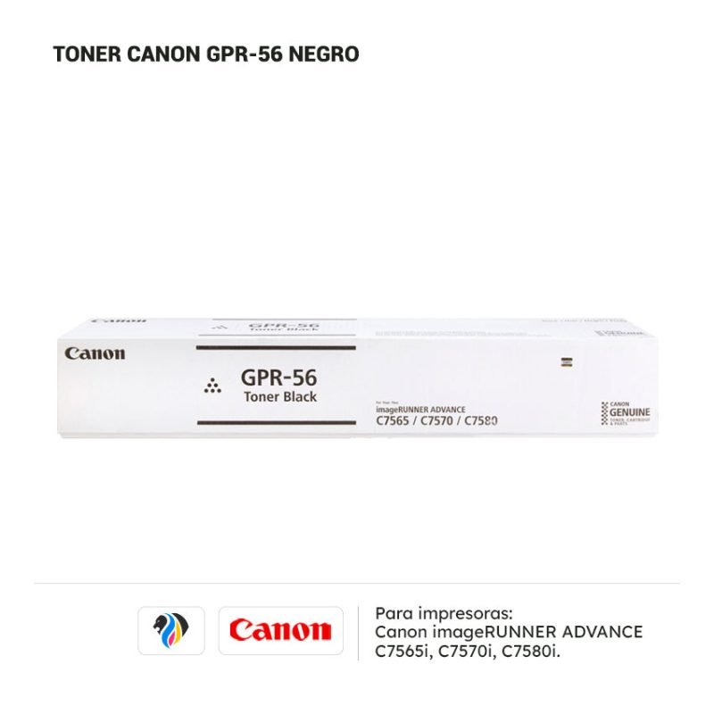 Toner Canon GPR-56 Negro para 7565 7570 7580 • Nuevo