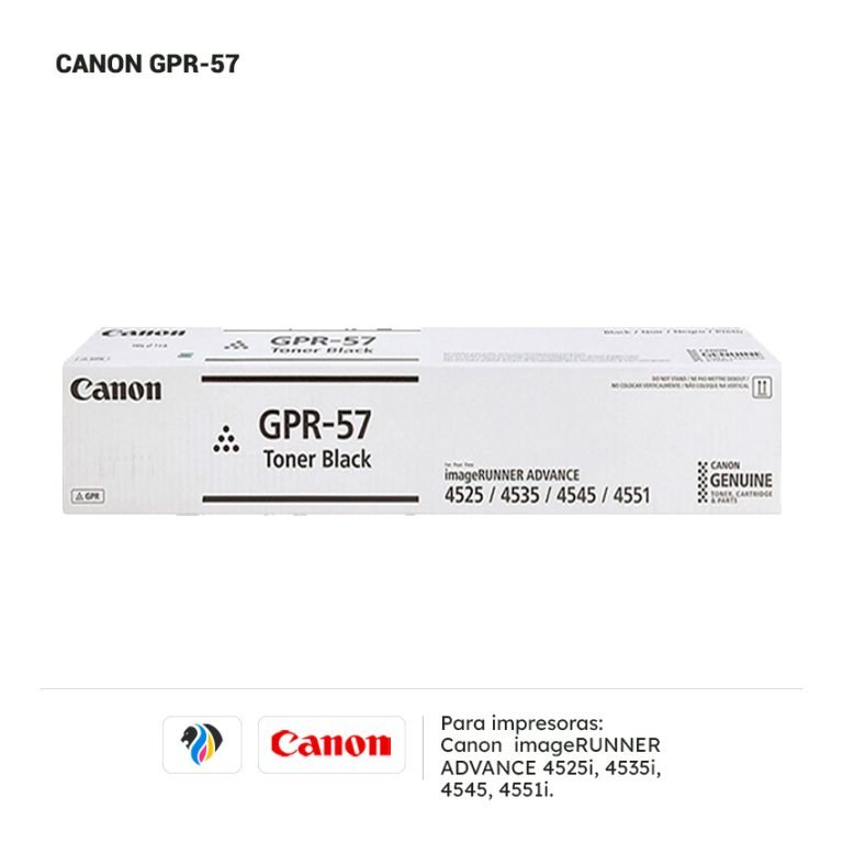Toner Canon GPR-57 para 4525 4535 4545 4551 • Nuevo