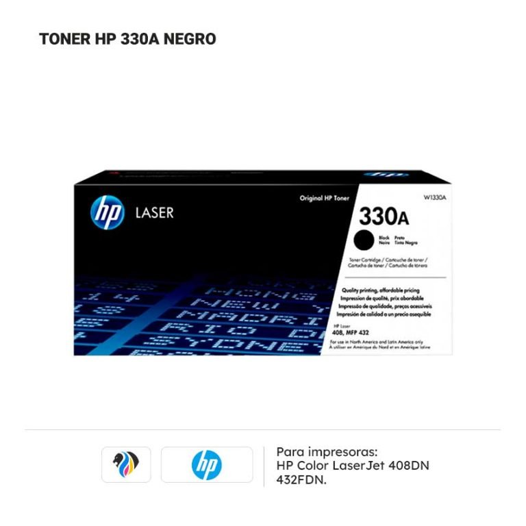 Toner Hp 330A Negro Para 408DN 432 • Nuevo