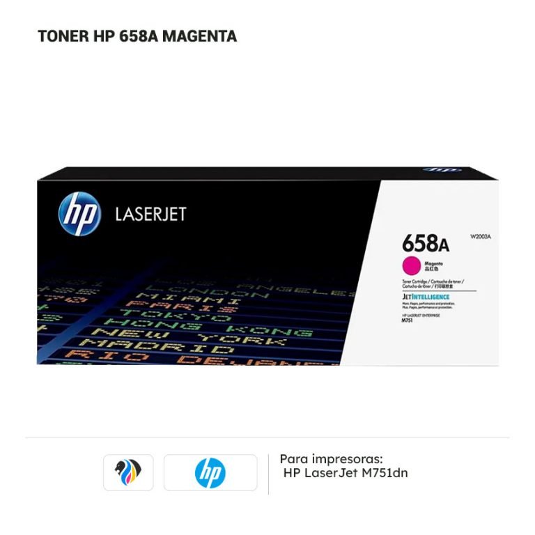 Toner HP 658A Magenta para M751 • Nuevo