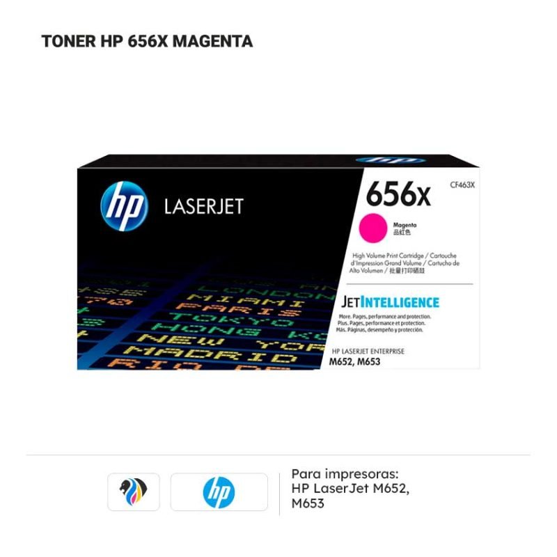 TONER HP 656X MAGENTA PARA M652 653 • Nuevo
