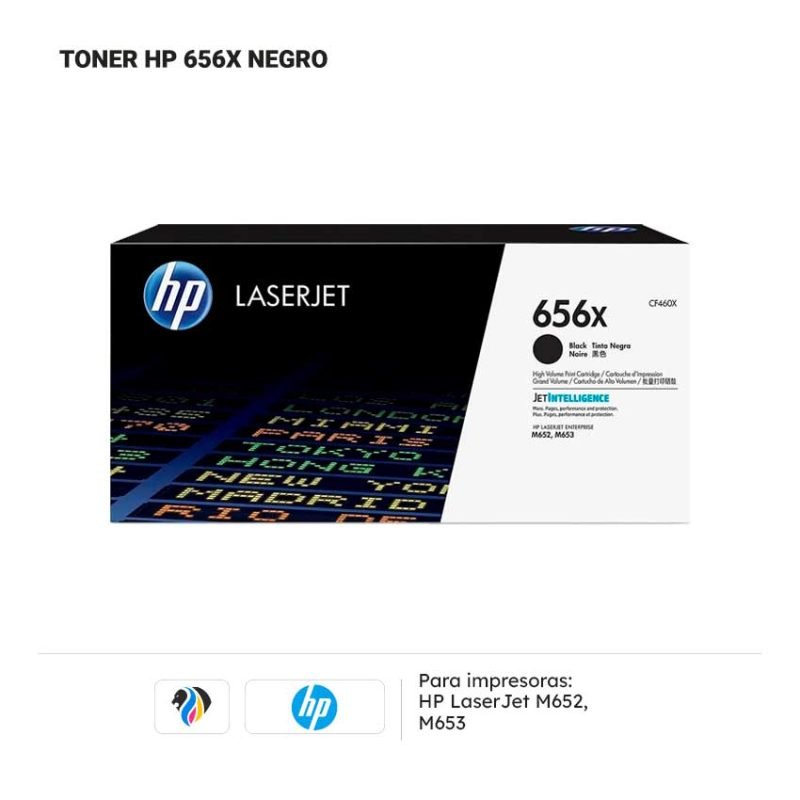 Toner Hp 656X Negro Para M652 653 • Nuevo