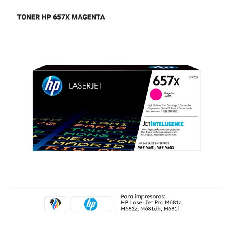 Toner HP 657X Magenta para M681Z 682 • Nuevo
