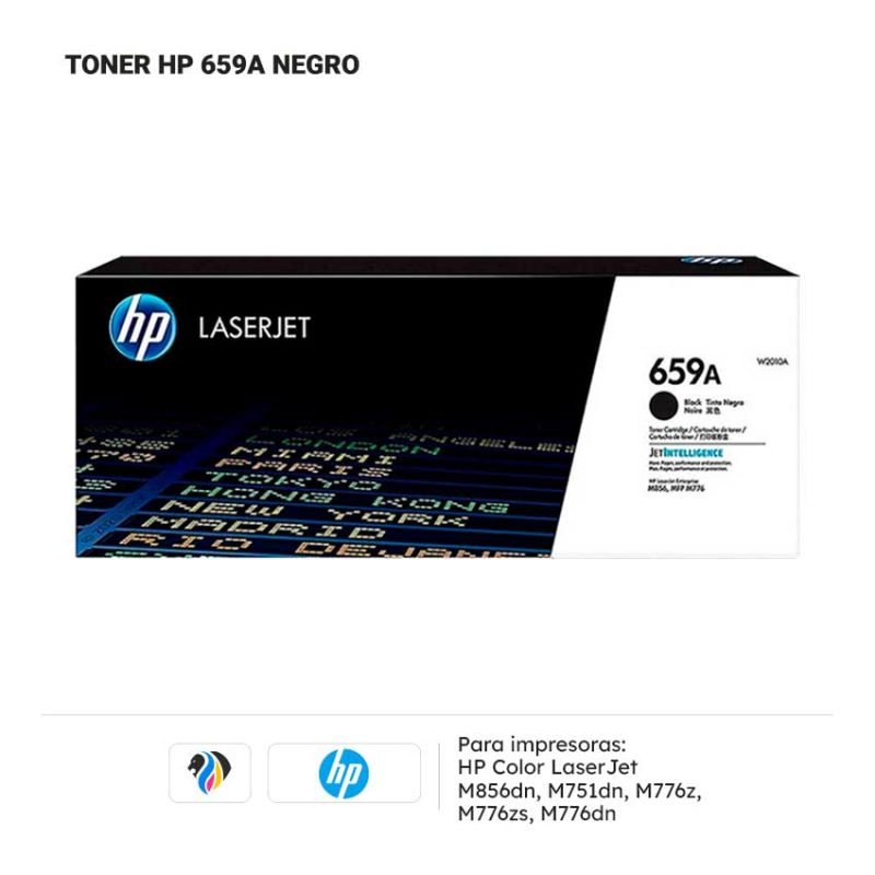 Toner HP 659A Negro para M856dn M751 • Nuevo