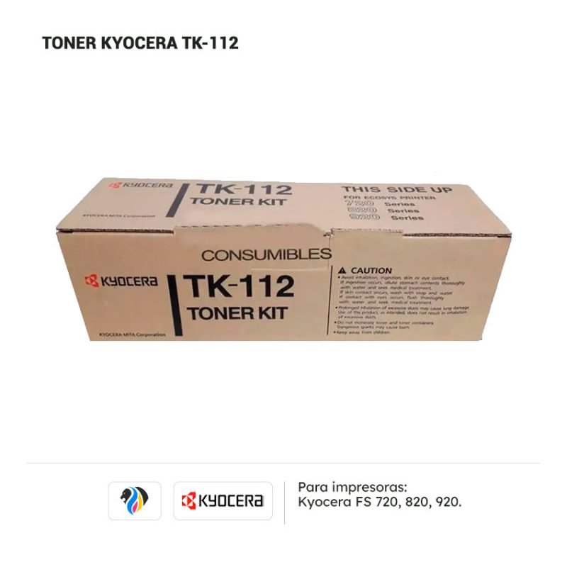 Toner Kyocera TK-112 para 720 820 920 • Nuevo