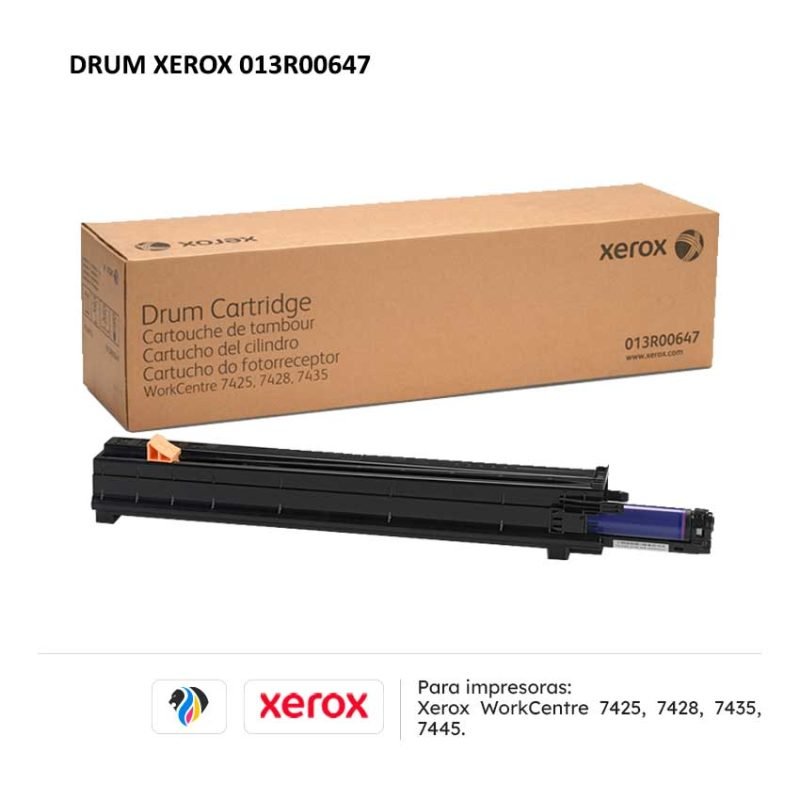 Drum Xerox 013R00647 para 7425 7428 7435 7445 • Nuevo