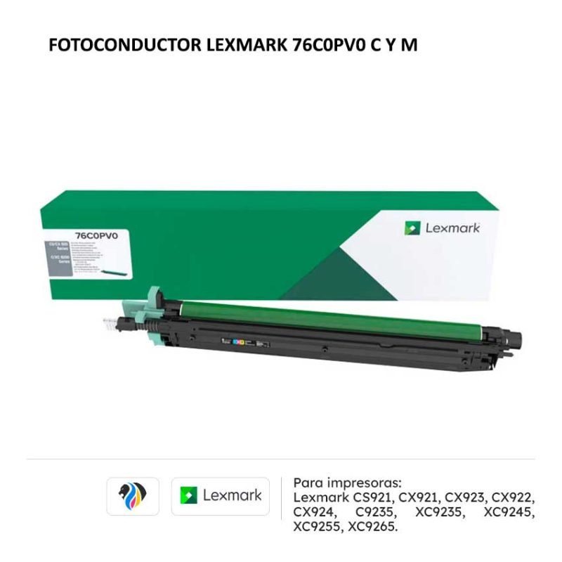 Fotoconductor Lexmark 76C0PV0 C y M para 921 922 • Nuevo