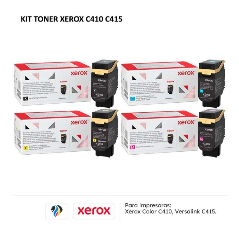 Kit Toner Xerox C410 Versalink C415 • Nuevo