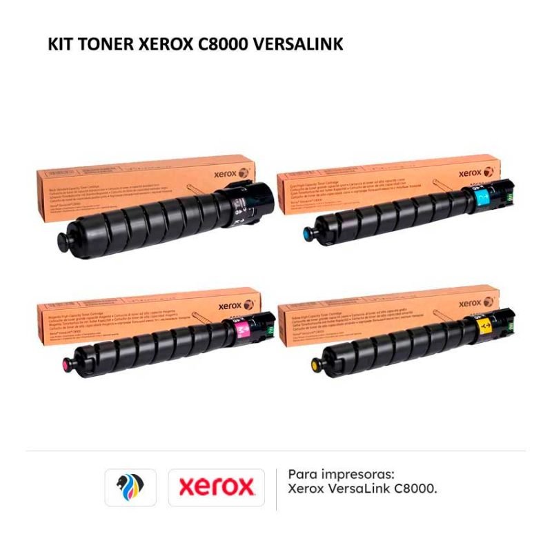 Kit Toner Xerox C8000 Versalink 8000 • Nuevo Modelo