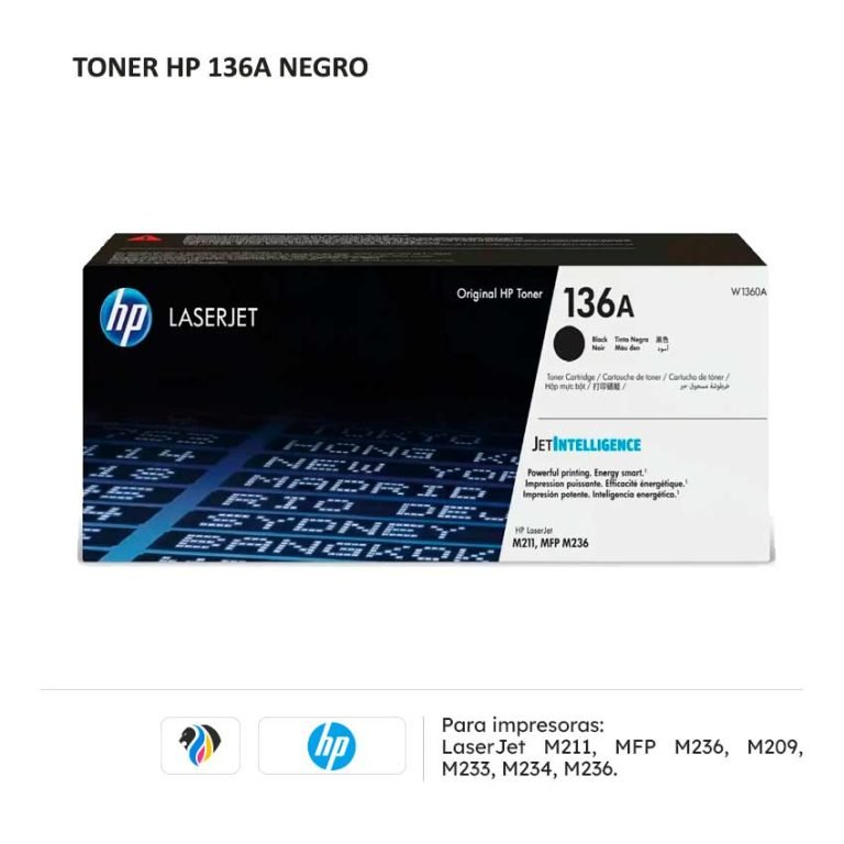 Toner HP 136A Negro para 209 211 233 234 236 • Nuevo
