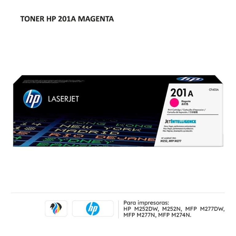 Toner HP 201A Magenta para M252 277 274 • Nuevo