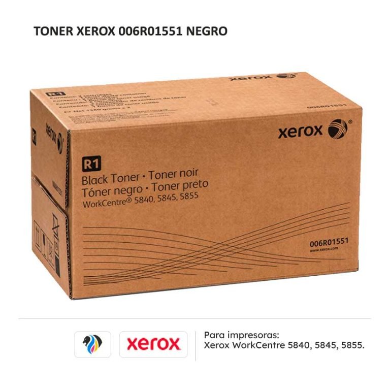 TONER XEROX 006R01551 NEGRO PARA 5840 5845 5855 • Nuevo