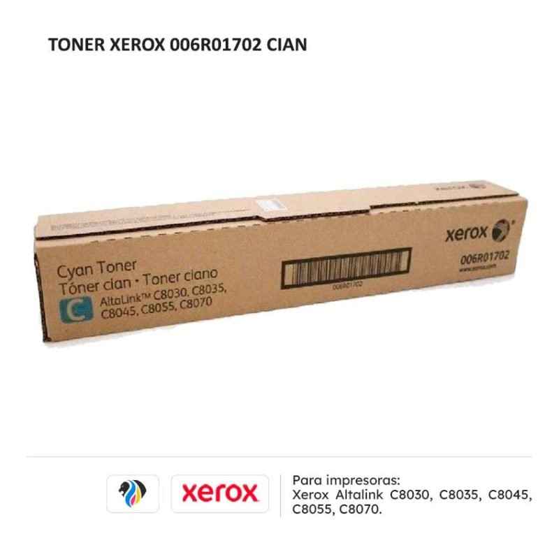 Toner Xerox 006R01702 Cian para C8030 8035 8045 • Nuevo