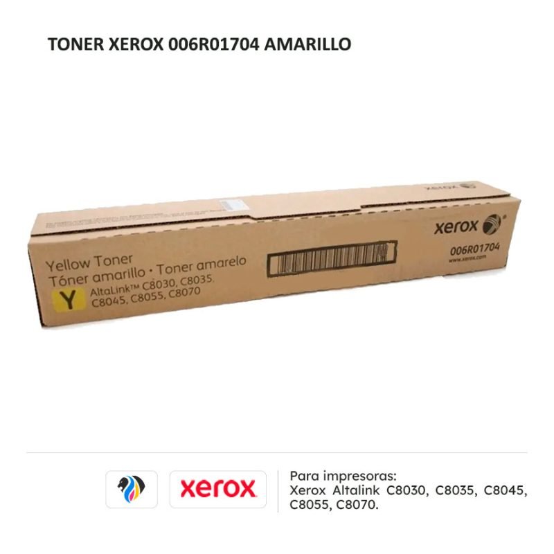 Toner Xerox 006R01704 Amarillo para C8030 8035 8045 • Nuevo