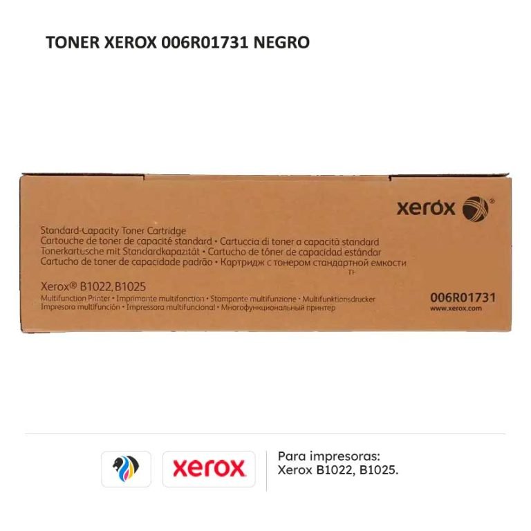 Toner Xerox 006R01731 Negro para B1022 B1025 • Nuevo