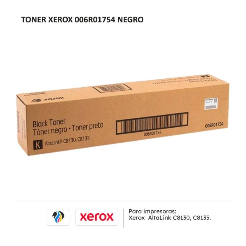 Toner Xerox 006R01754 Negro Para C8130 C8135 • Nuevo