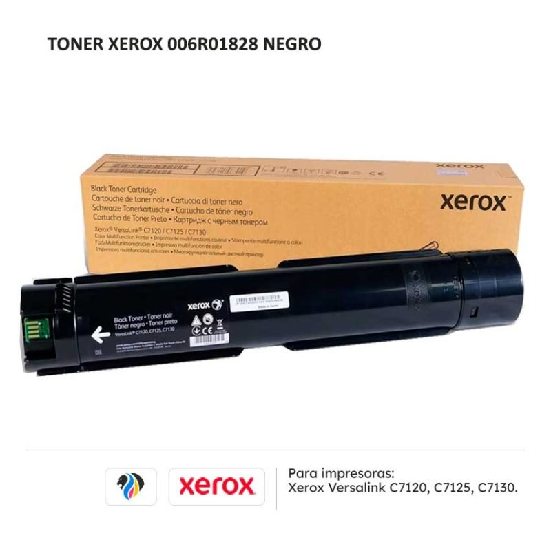 Toner Xerox 006R01828 Negro para C7120 7125 7130 • Nuevo