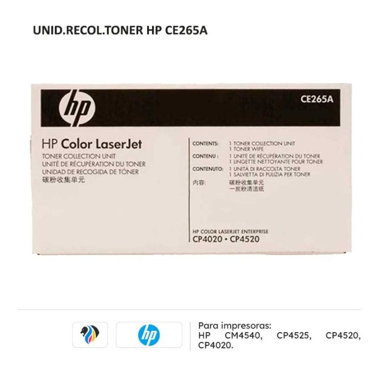 UNID.RECOL.TONER HP CE265A PARA 3525 5350 | Nuevo Modelo